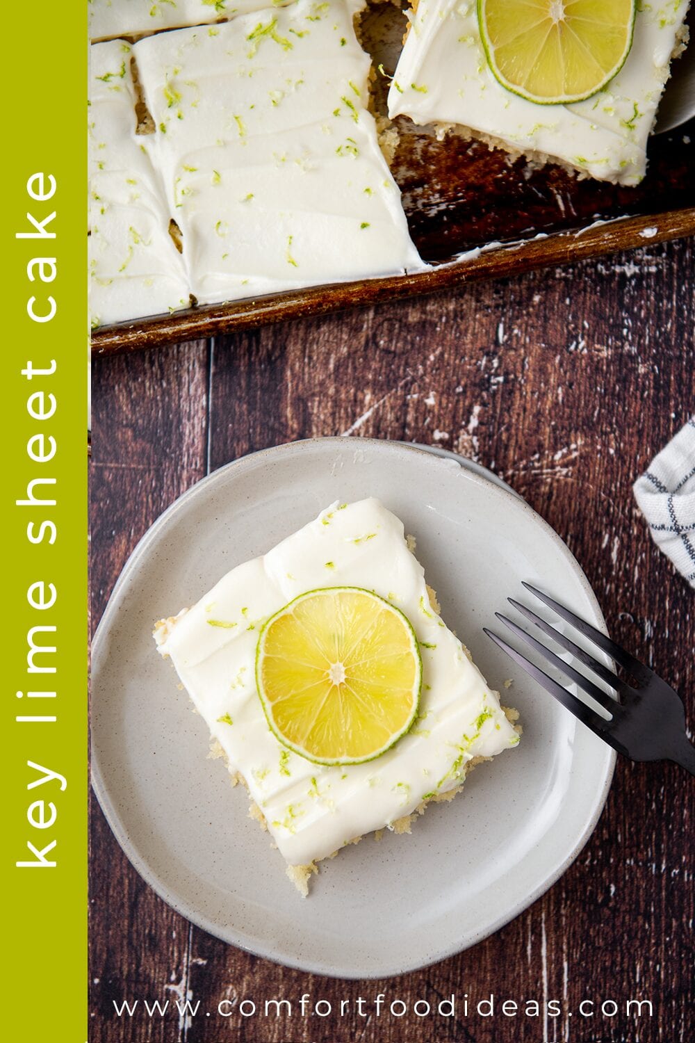 Key Lime Sheet Cake Recipe | Comfort Food Ideas | Desserts