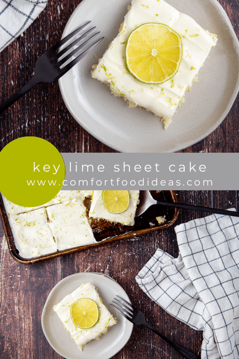 Key Lime Sheet Cake Recipe | Comfort Food Ideas | Desserts